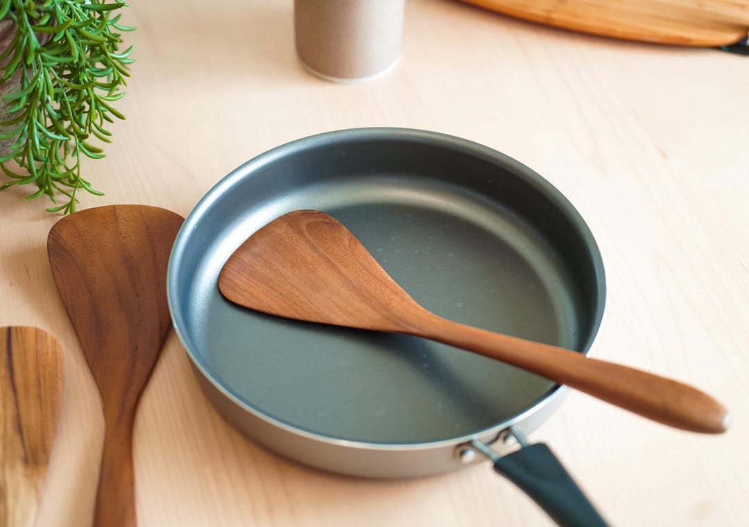 Teak Paddle Turner Spatula, Paddle Turner Cooking Utensil, Wood Kitchen ...
