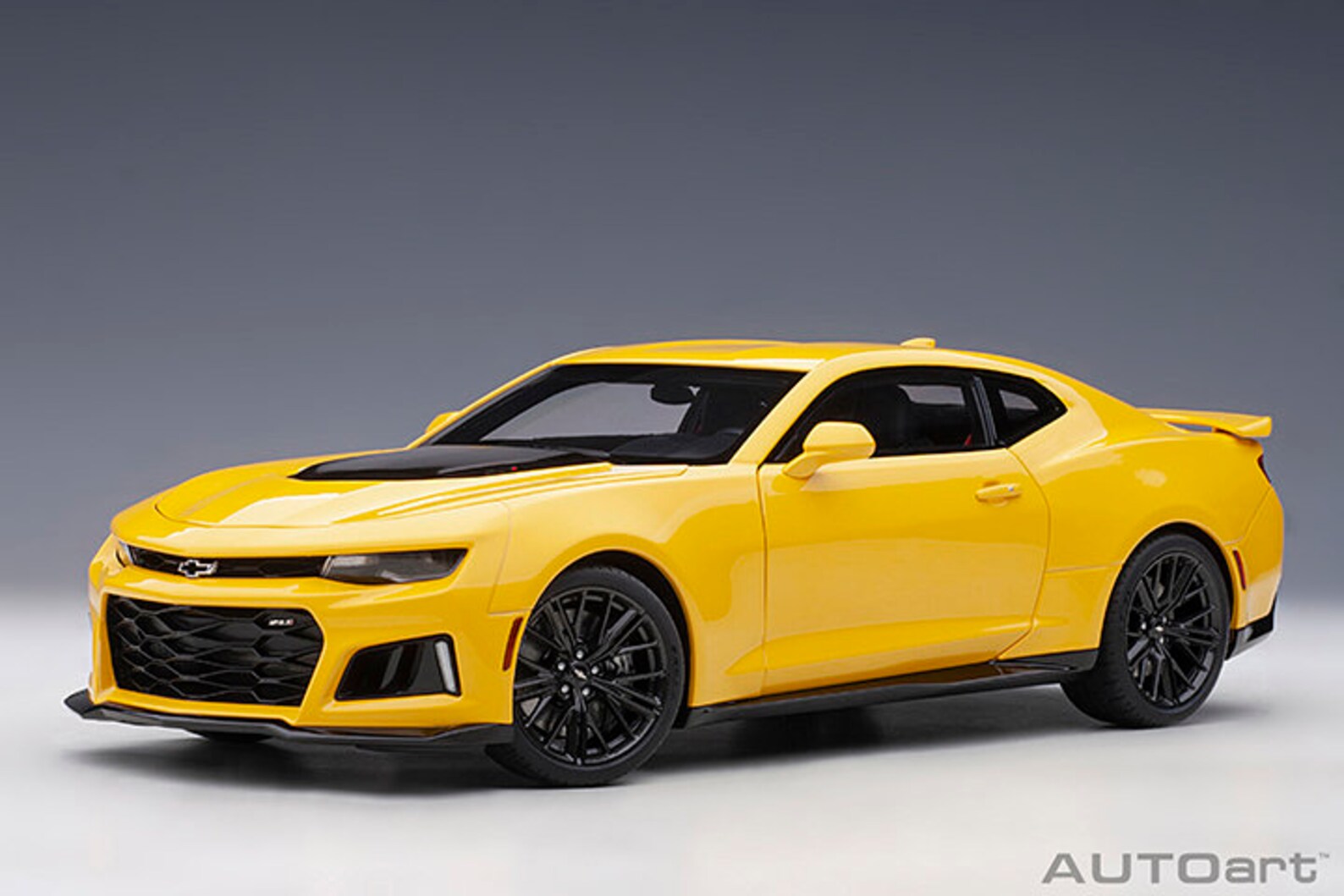 Autoart 1/18 Chevrolet Camaro ZL1 Bright Yellow Model Car - Etsy