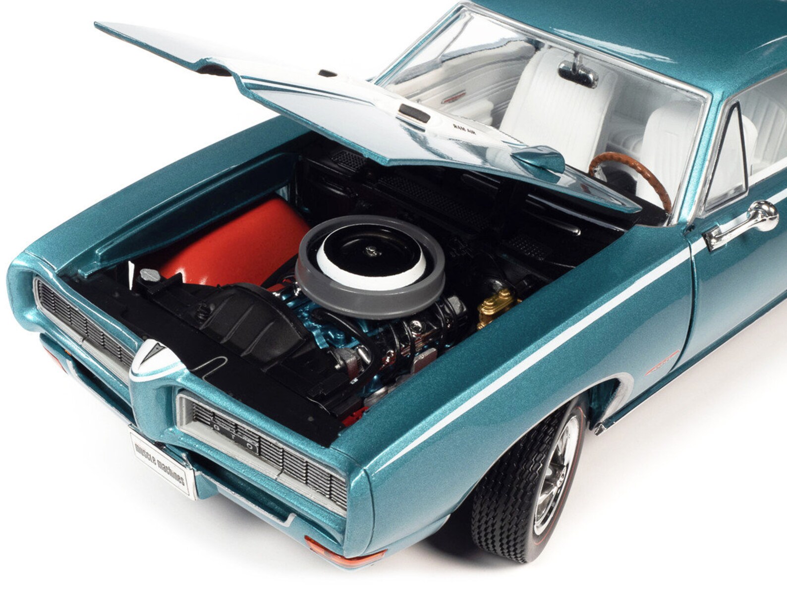1968 Pontiac Royal Bobcat GTO Meridian Turquoise With White Accents and ...