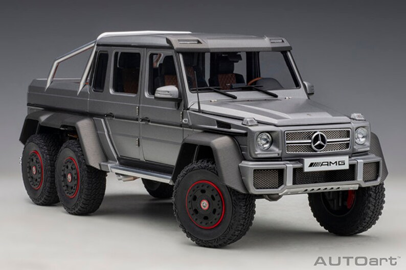 Mercedes Benz G63 AMG 6x6 Designo Platinum Magno Gray Metallic With ...
