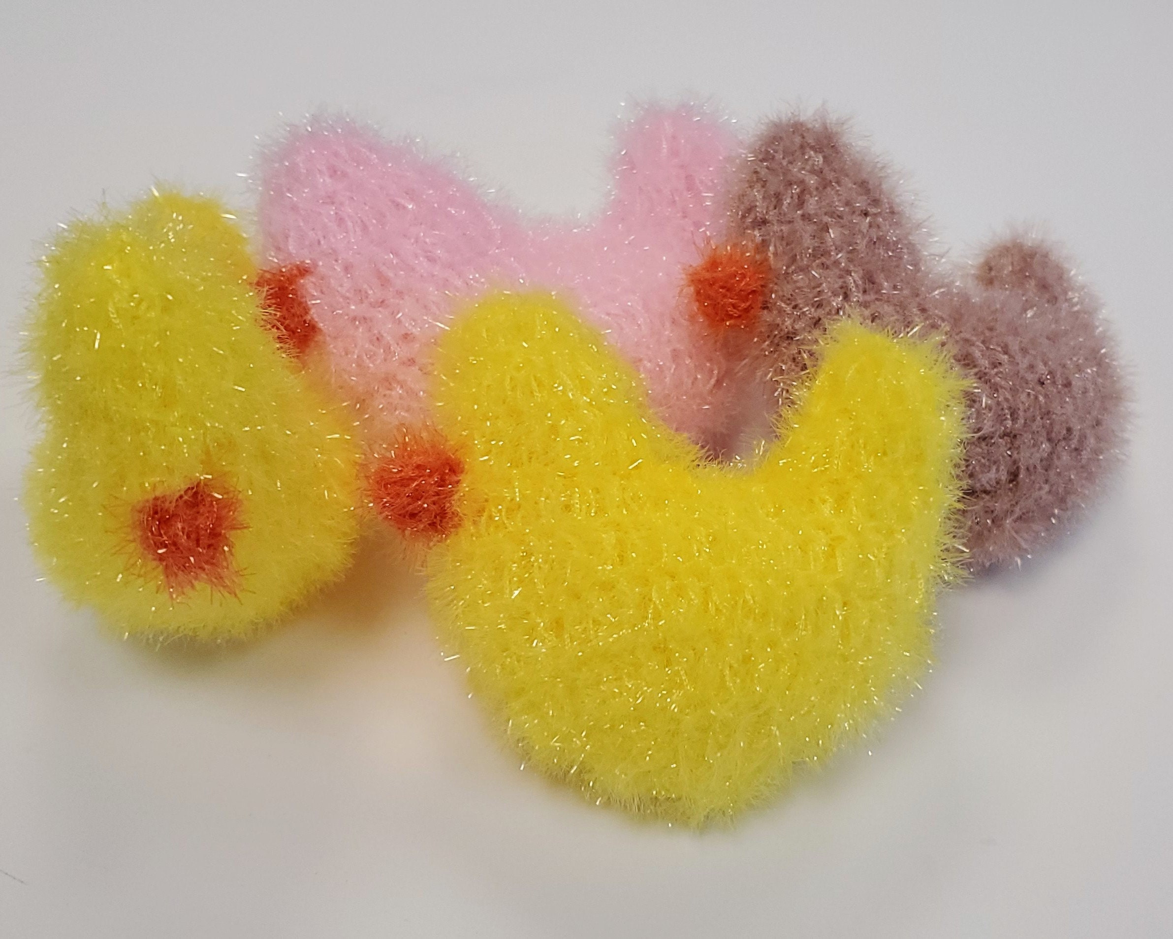 100% Handmade Dish Scrubber Crochet Animal Design Dishwash Scrubbies - Etsy