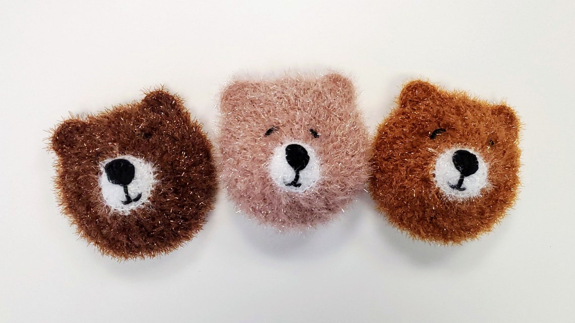 100% Handmade Dish Scrubber Crochet Animal Design Dishwash Scrubbies - Etsy