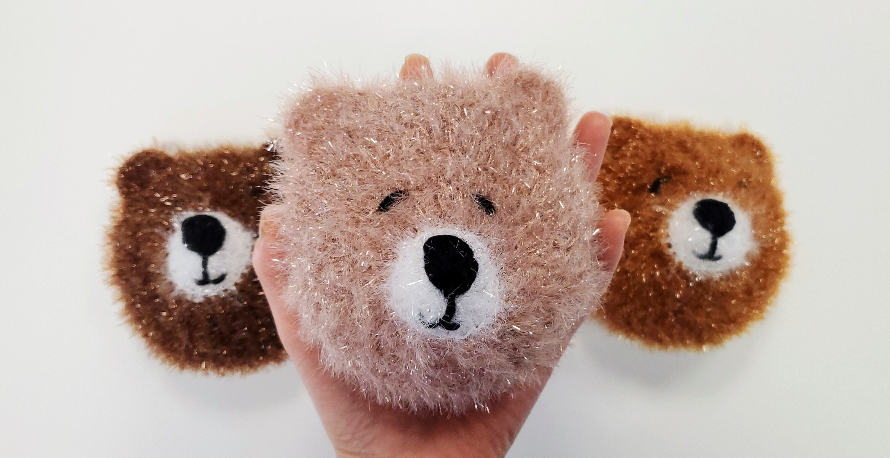 100% Handmade Dish Scrubber Crochet Animal Design Dishwash Scrubbies - Etsy