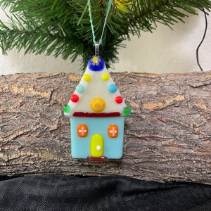 Fused Glass Gingerbread House - Etsy