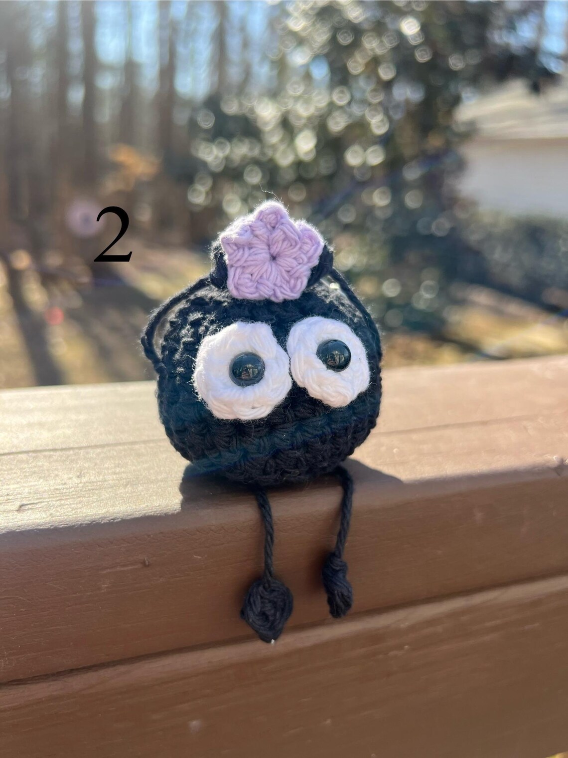 Crochet Soot Sprite Studio Ghibli Keychain - Etsy