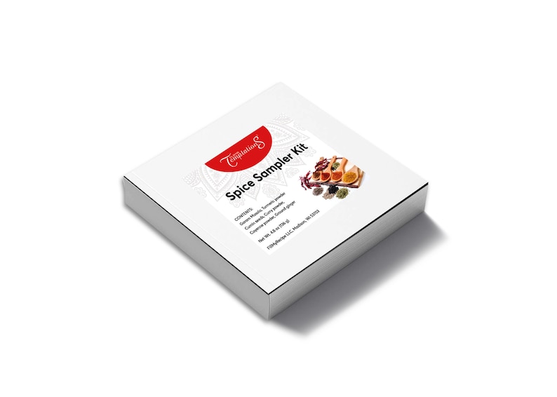 Indian Spice Sampler Gift Set - 6 Flavorful Indian Spices Including ...