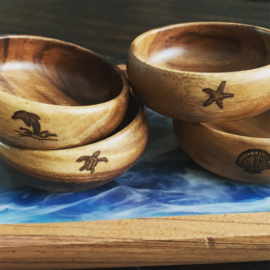 Pyrography Trinket Bowls - Etsy