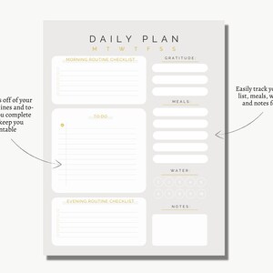 Become THAT GIRL Daily & Weekly Planner nude Digital or Printable US ...