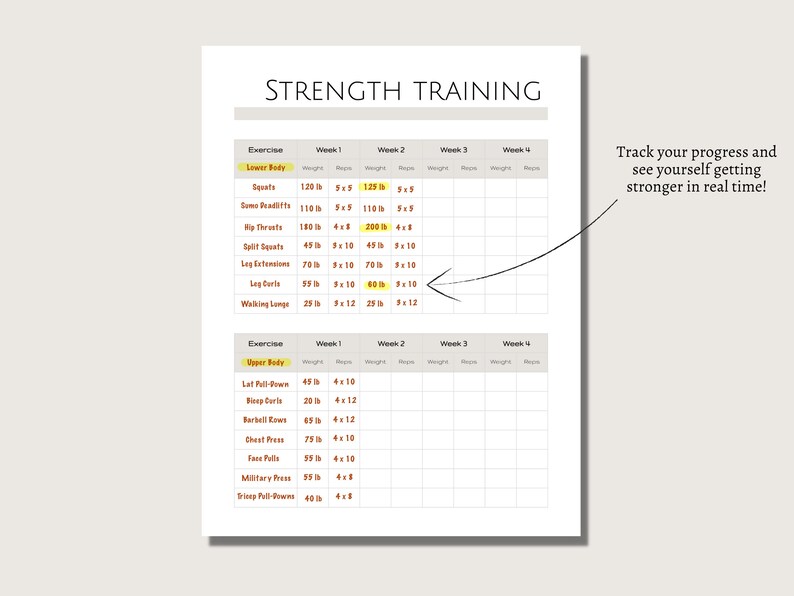 Ultimate Fitness Planner Bundle PDF | Digital or Printable Fitness ...
