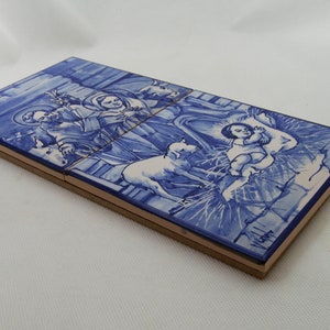 Nativity of Jesus. (nativity Scene). Holy Family. Portuguese Tile, Hand ...
