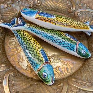 Sardine. Handmade, Hand-painted Ceramic Sardine. Portuguese Ceramics - Etsy