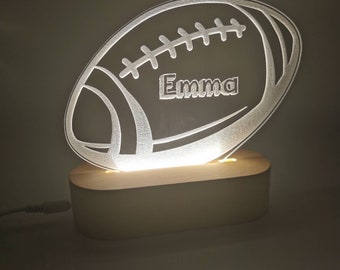 Rugby Night Light - Etsy