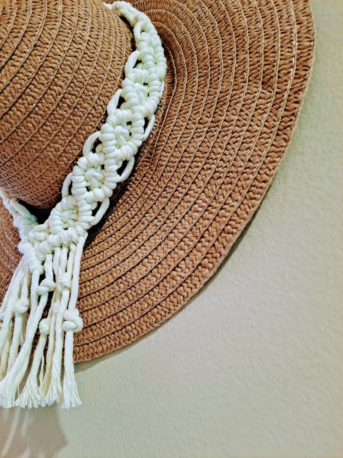 Macrame Hatband. Headband. Hat Accessory - Etsy