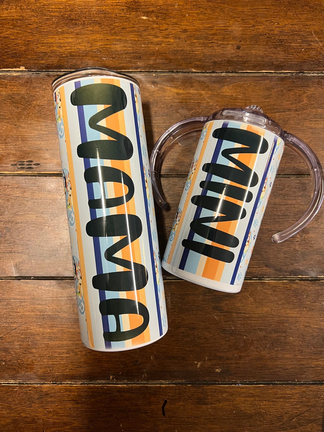 Bluey Tumbler and Snippy Cup, Tumbler, Snippy Cup, Kids Bluey Show Cup ...