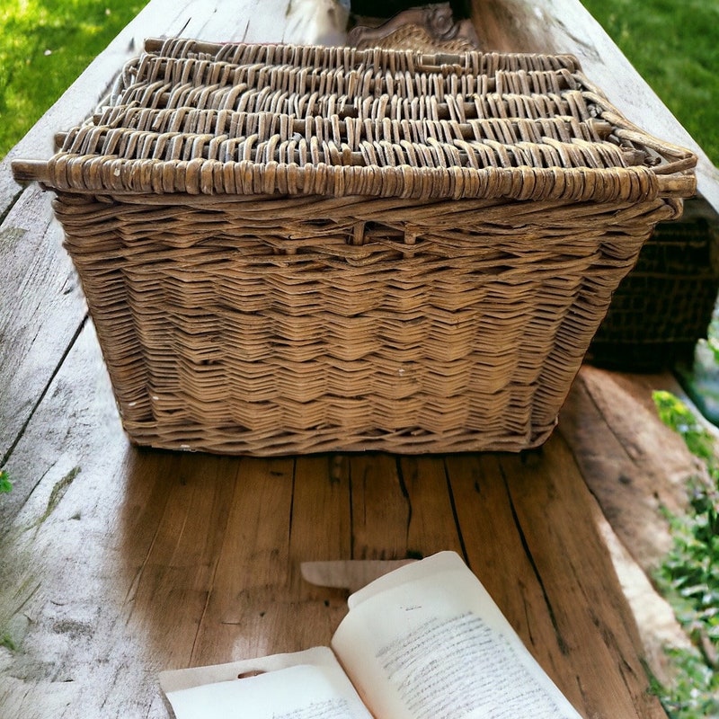 Antique Basket - Etsy
