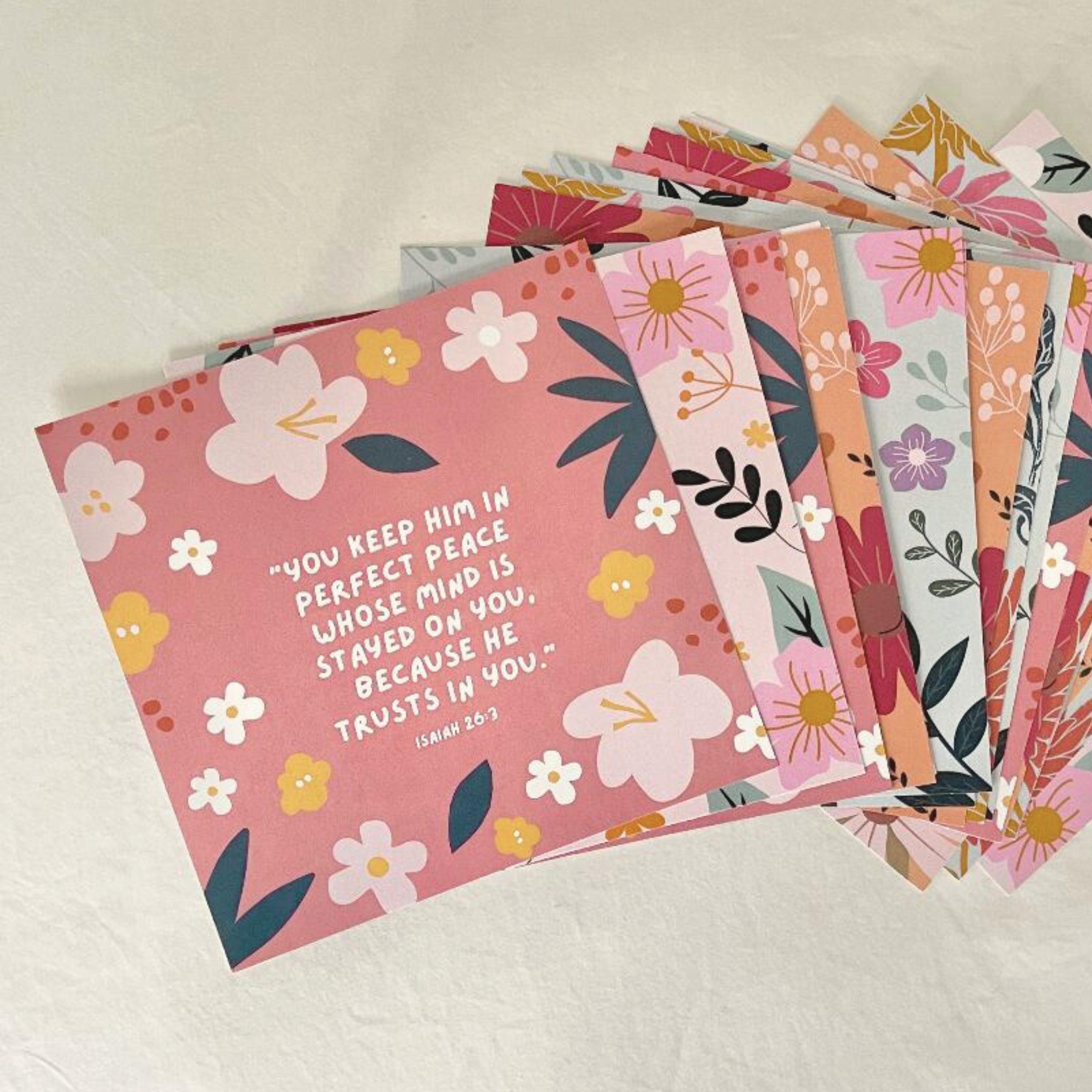 PRINTABLE Bible Verse Cards for Anxiety, Bible Affirmation Cards ...