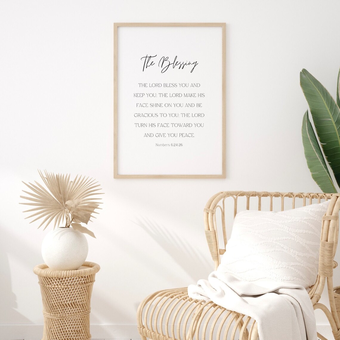 The Blessing Christian Wall Art, Kari Jobe Song Lyrics Faith Based Wall ...