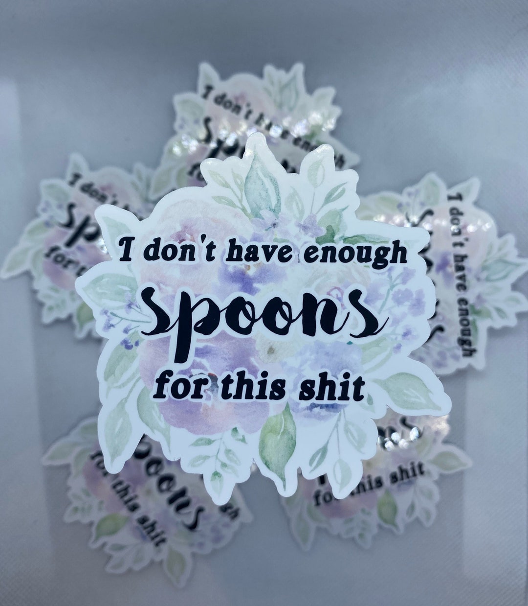 I Don't Have Enough Spoons... Chronic Illness Sticker - Etsy