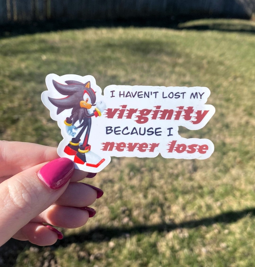 Virgin Sticker, I Never Lose, Funny, Glossy Sticker - Etsy