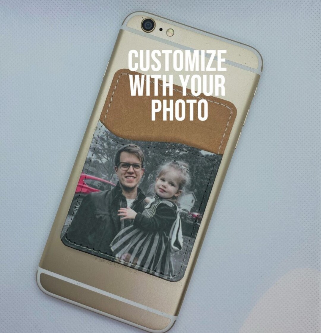 Photo Phone Card Holder, Personalized With Your Photo - Etsy