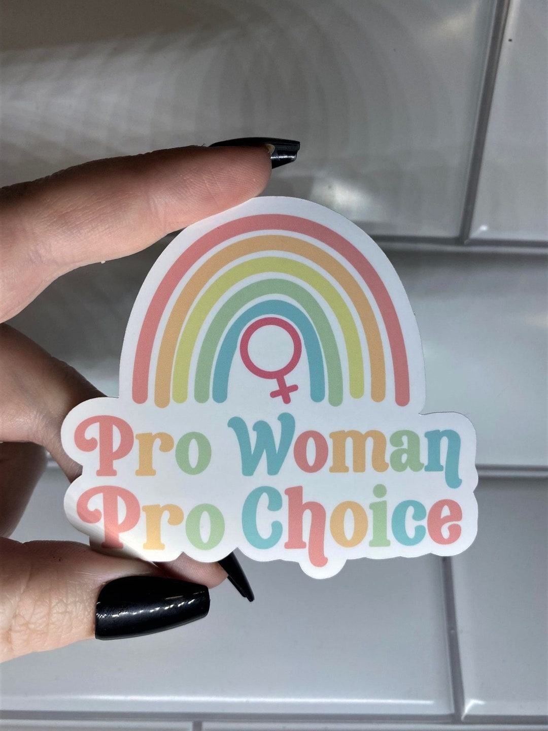 Pro Woman Pro Choice Sticker Pro-choice Sticker Liberal Sticker Sticker ...