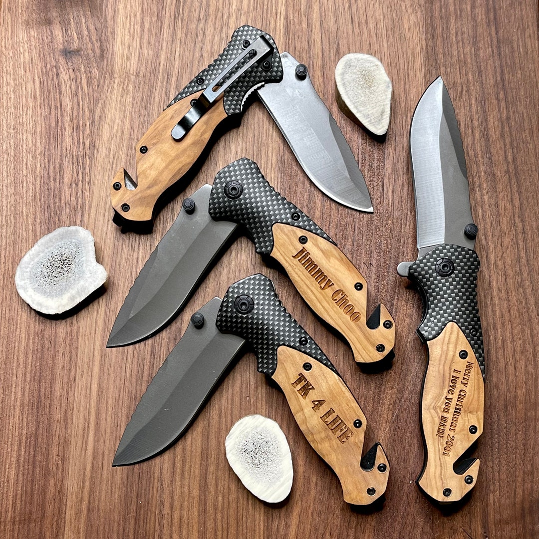 Engraved Folding Knife, Engraved Knife, Gift for Men, Christmas Gift ...