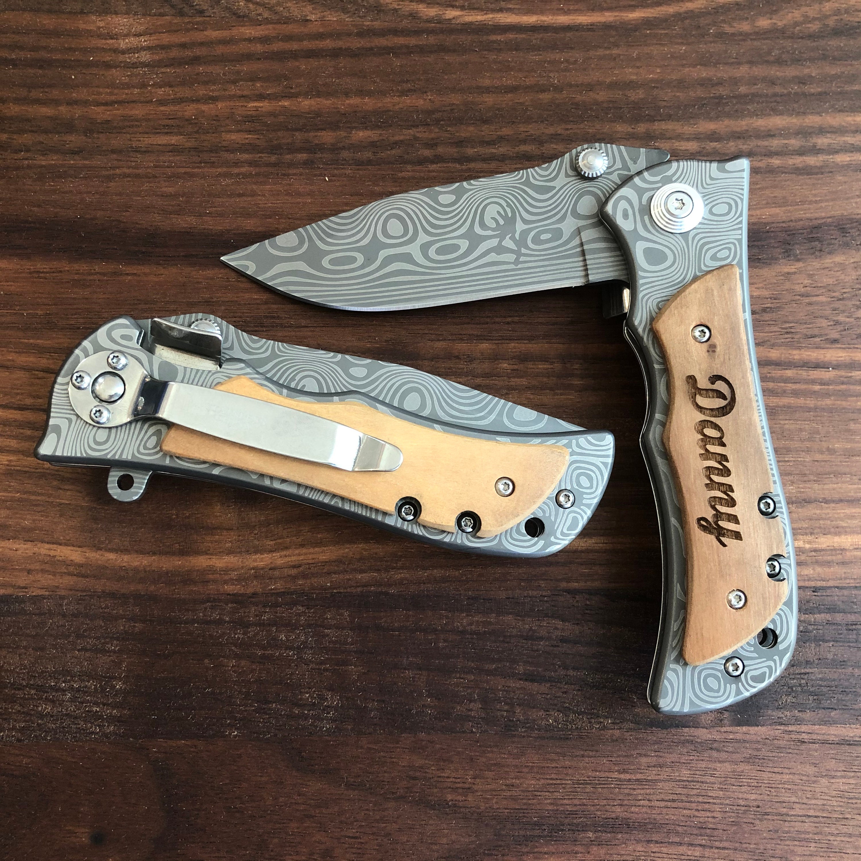 Christian Gift for Men, Engraved Folding Knife, Personalized Christian ...