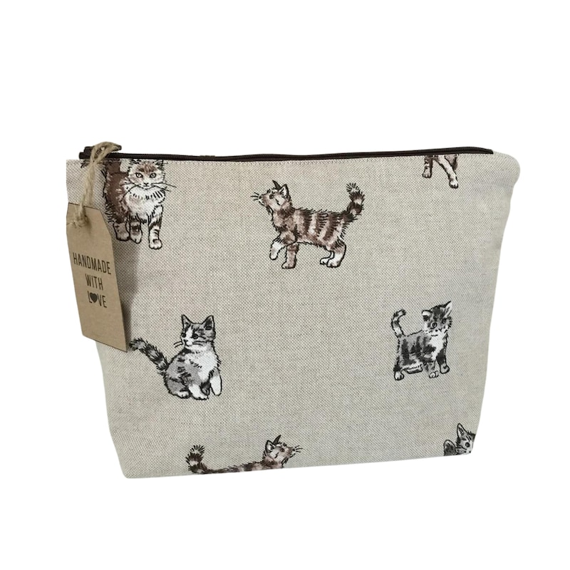 Linen Cosmetic Bag - Etsy