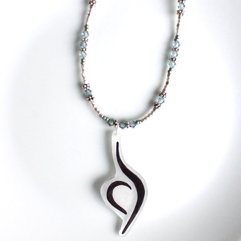 NEDA Symbol Blue Beaded Necklace | National Eating Disorder Association ...