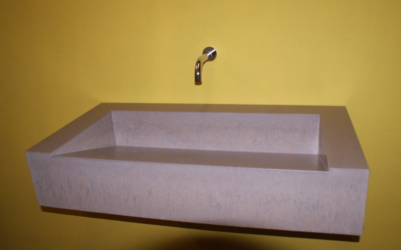 Bathroom Concrete Sloped Sinks/basins | Etsy Singapore