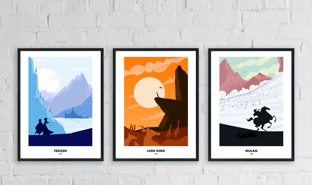 Fairy Tales Minimalist Serie Poster - Etsy