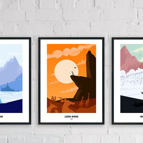 Fairy Tales Minimalist Serie Poster - Etsy