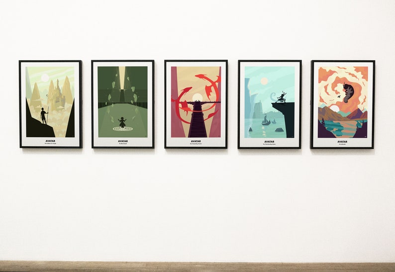 Animation Inspired Minimalist Poster - Etsy