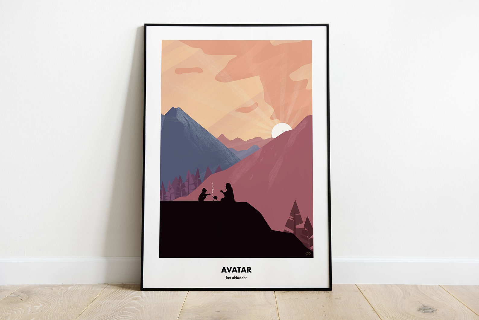 Animation Inspired Minimalist Poster - Etsy