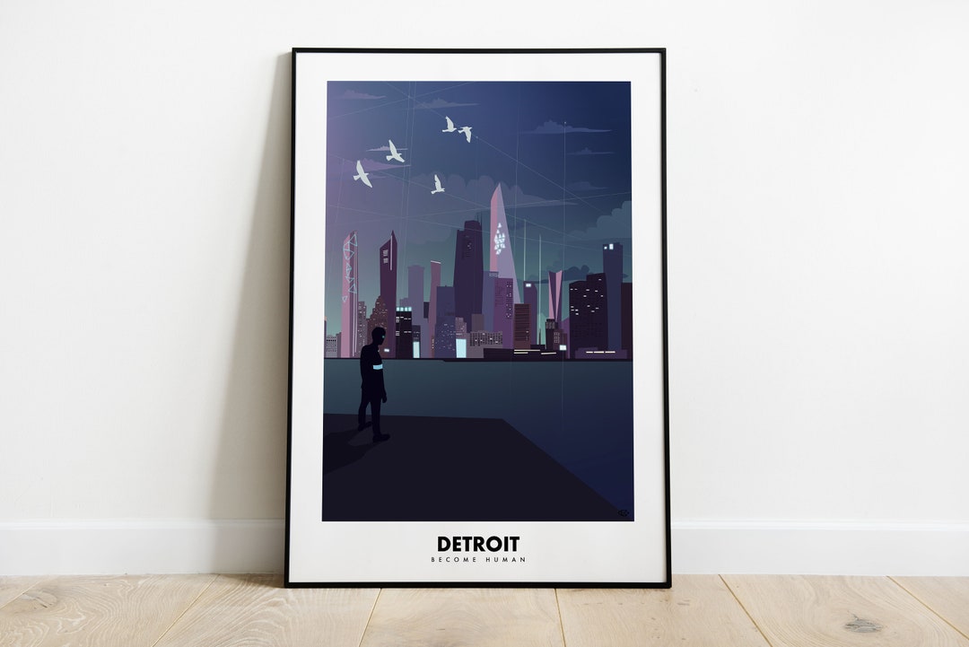 Inspired by Detroit Become Human - Minimalist Poster - Etsy