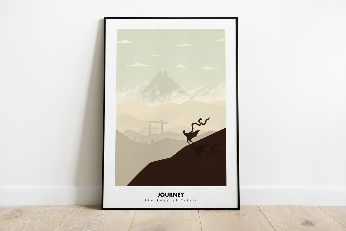Journey minimalist poster | Etsy