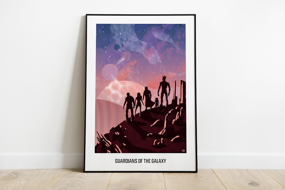 Inspired by Guardians of the Galaxy - Minimalist Poster - Etsy