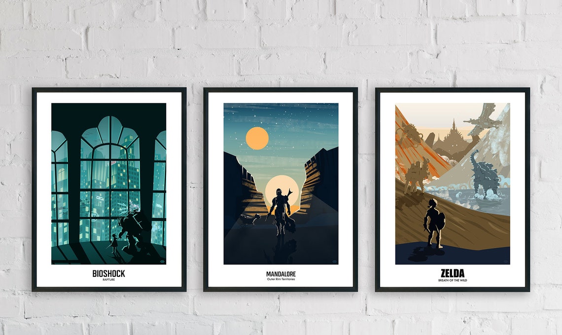 Inspired by BOTW Zelda Minimalist Poster - Etsy