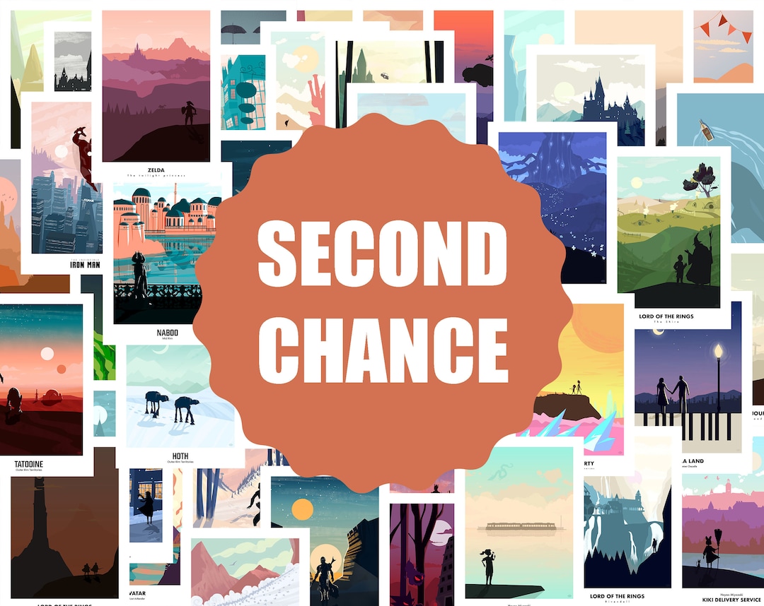 Second Chance - B Grade Poster - Etsy