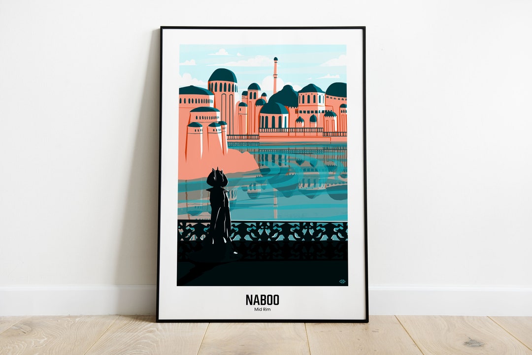 Naboo - Minimalist Serie Poster - Etsy