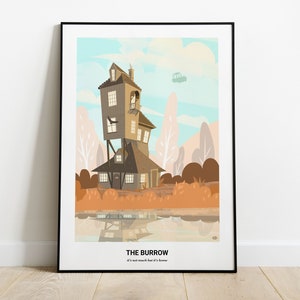 Inspired by the Burrow Minimalist Poster Magial World | Etsy