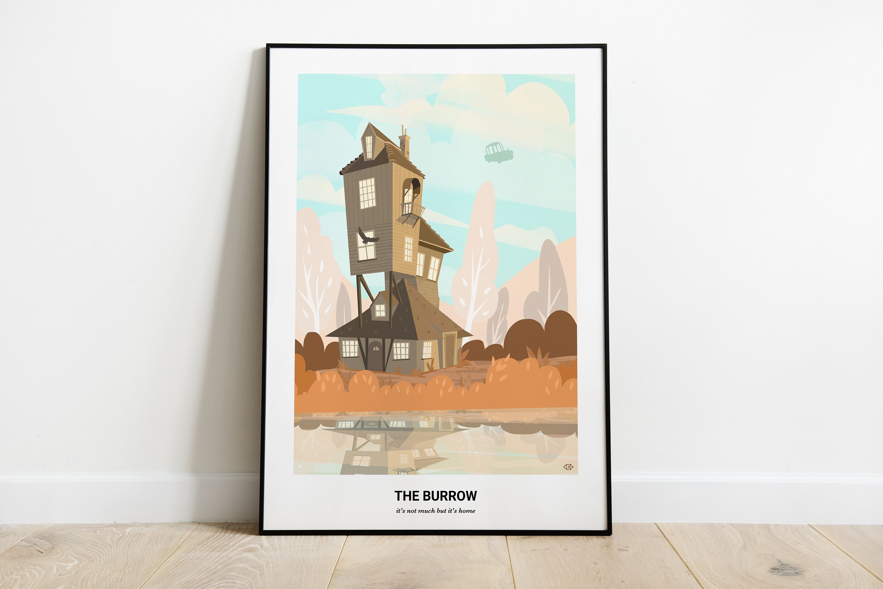 Inspired by the Burrow Minimalist Poster Magial World - Etsy