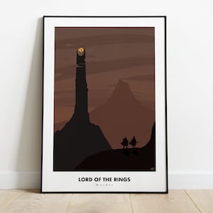 Inspired by LOTR - Minimalist Posters - Etsy