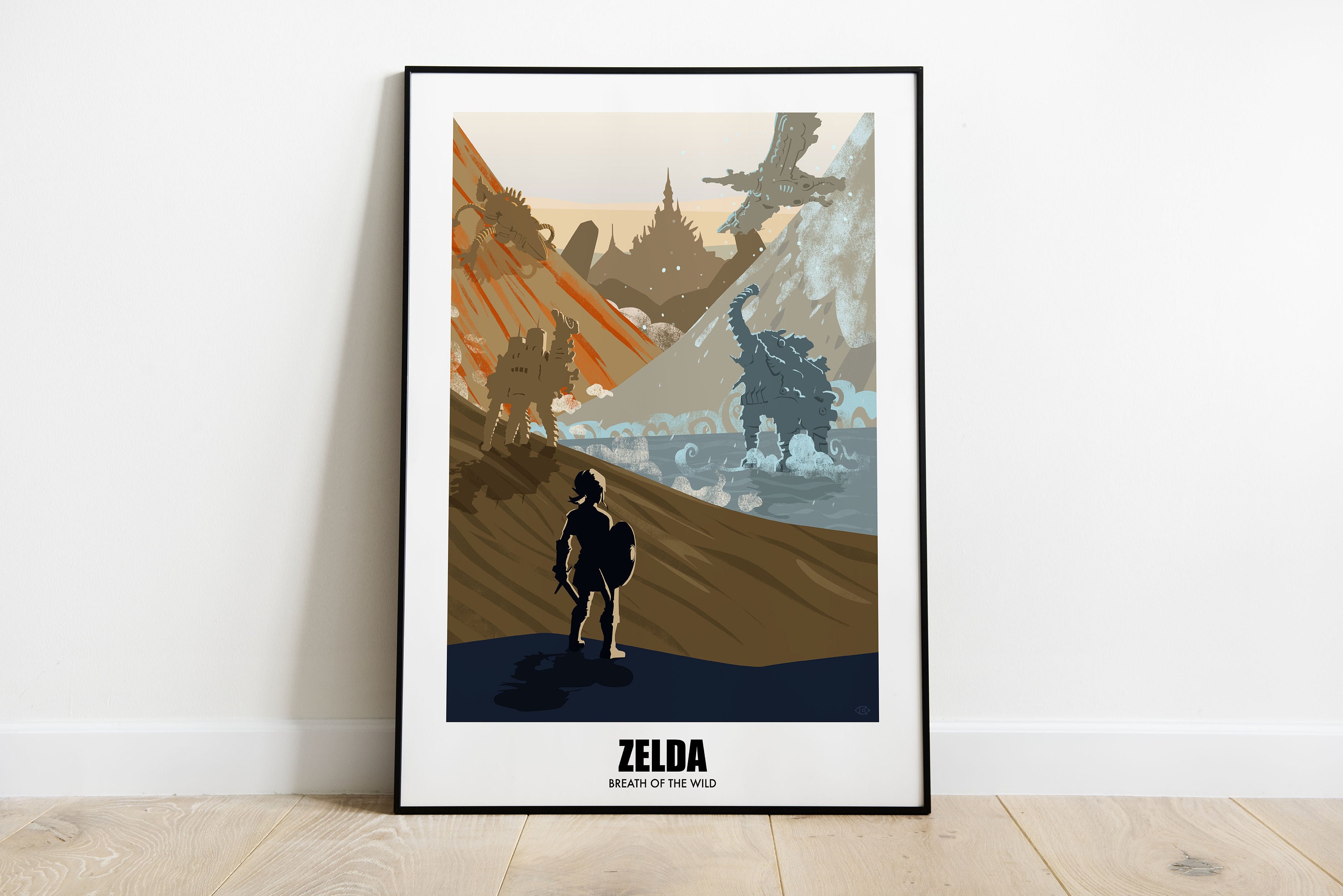 Inspired by BOTW Zelda Minimalist Poster - Etsy