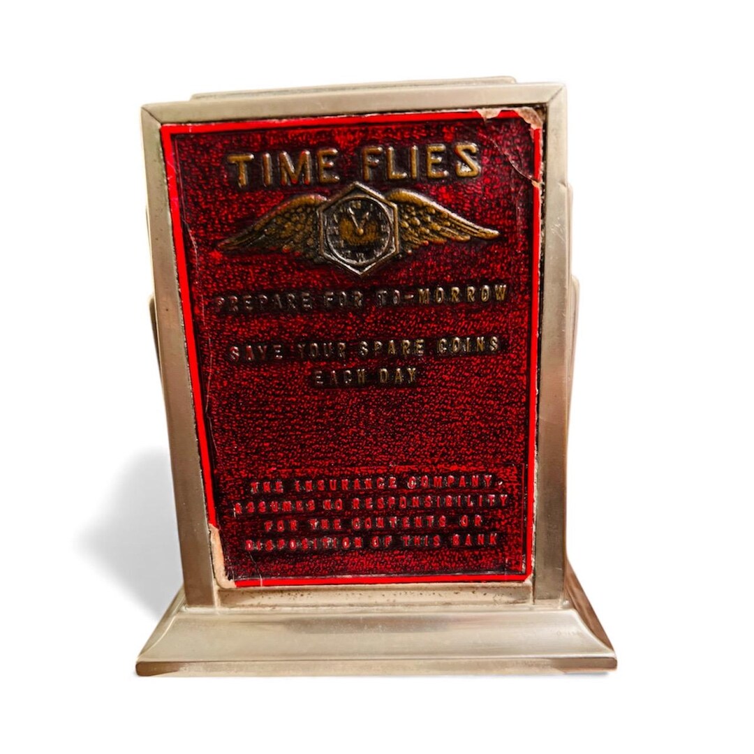 Vintage Metal Promotional Advertising Coin Bank - Etsy