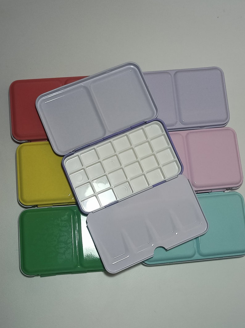Pastel Watercolour Palette Pocket Paint Palette Set - Perfect Gift for ...