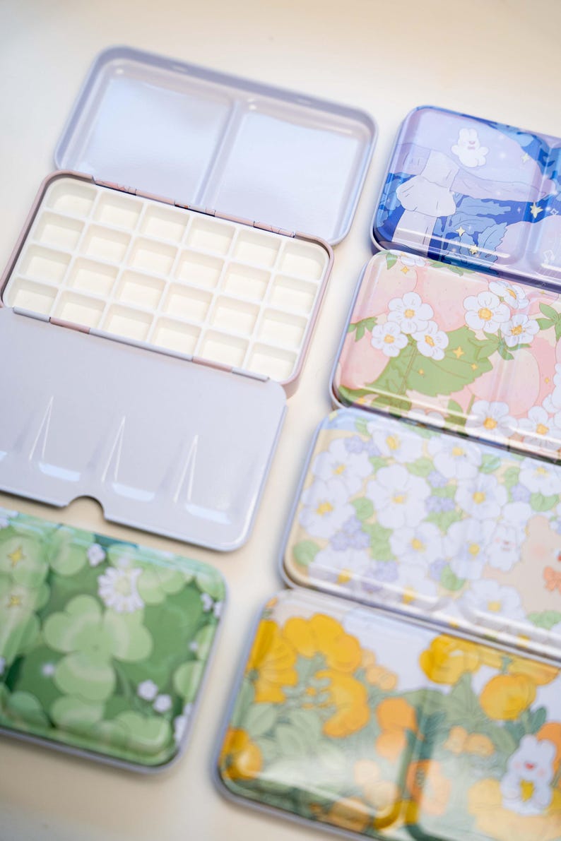 Cute Watercolour Palette Pocket Paint Palette Set - Perfect Gift for ...