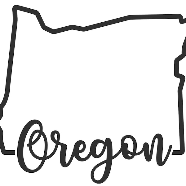 Oregon Decal - Etsy