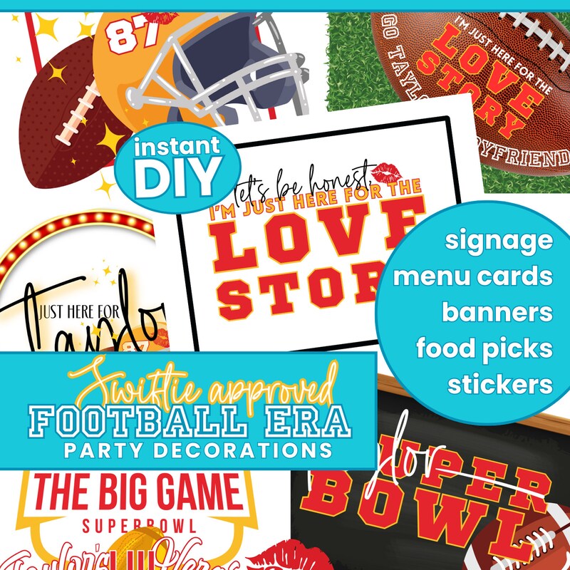 Super Bowl Decor - Etsy