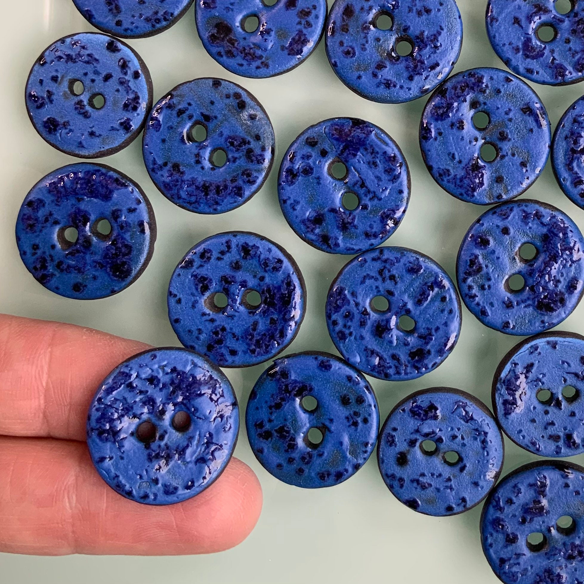 Royal blue buttons in different sizes | Etsy